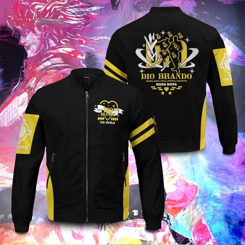 Jojo's Bizarre Adventure Jackets - Anime Dio Brando Bomber Jacket ...
