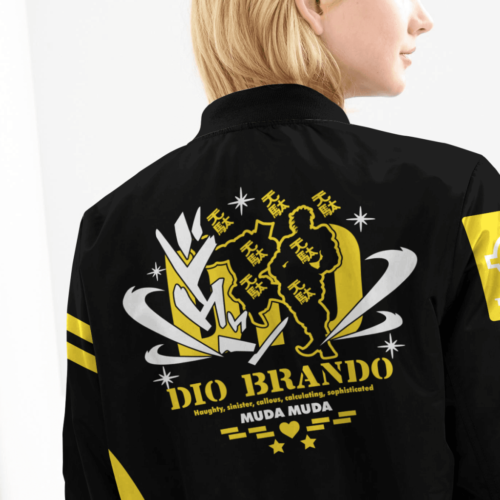 Jojo's Bizarre Adventure Jackets - Anime Dio Brando Bomber Jacket ...