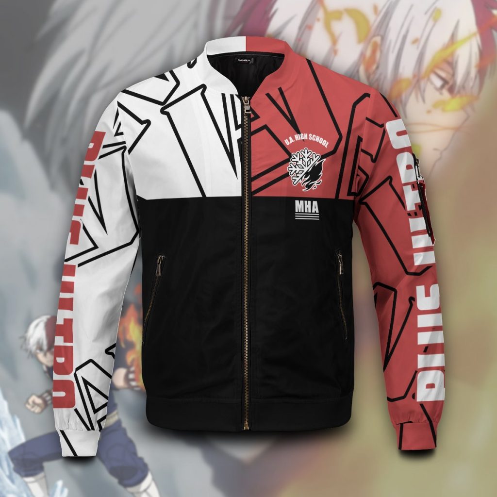 Anime MHA Todoroki Bomber Jacket | Anime Jacket