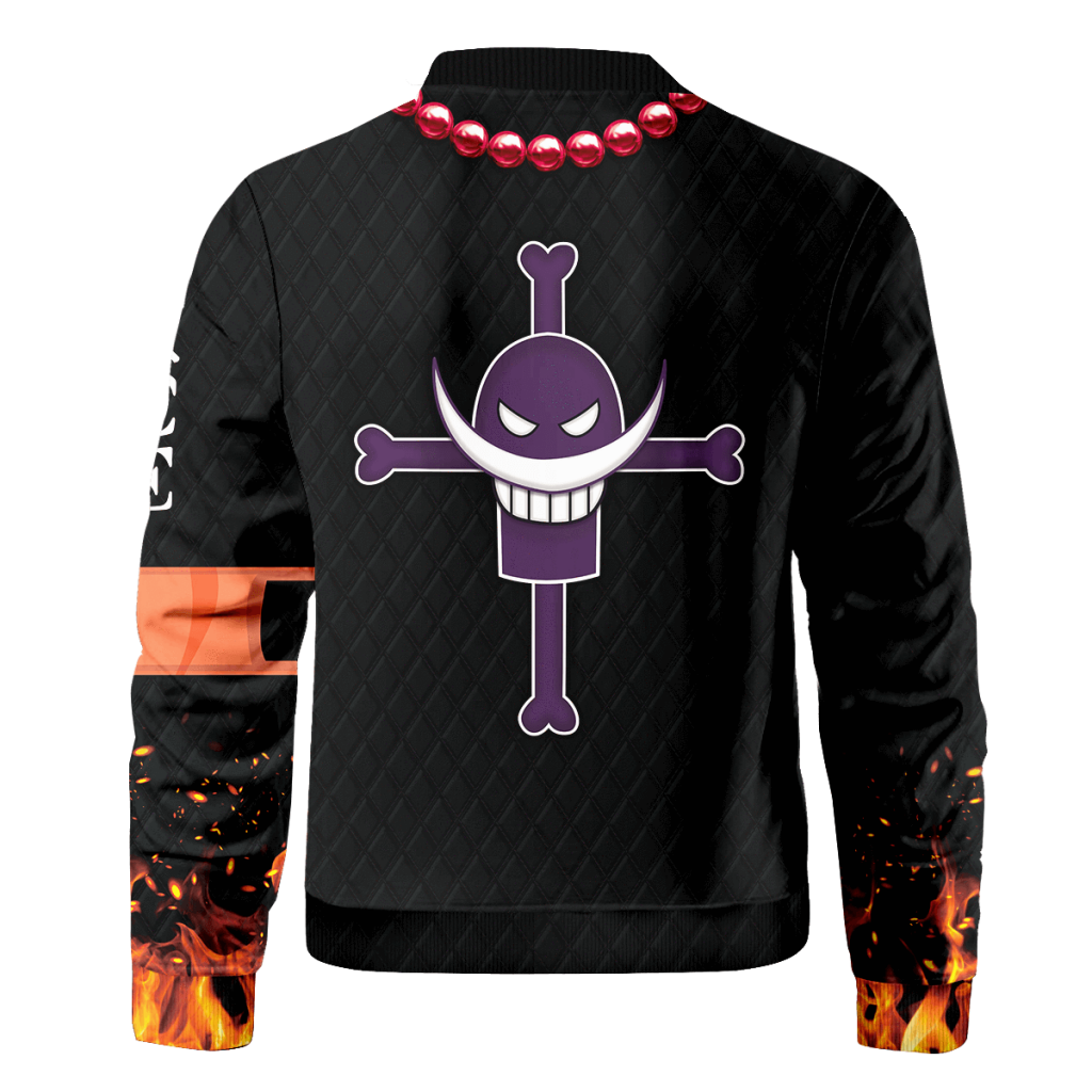 Anime One Piece Ace Bomber Jacket | Anime Jacket