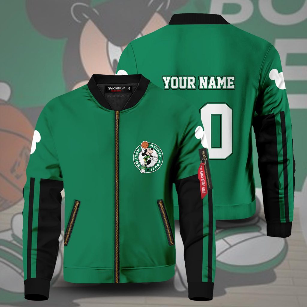 Anime Personalized Boston Mouse Bomber Jacket | Anime Jacket