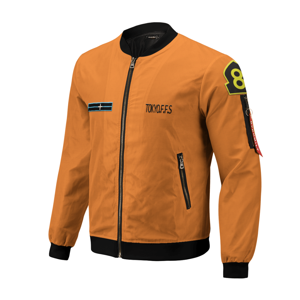 Anime Personalized Fire Force Company 8 Bomber Jacket | Anime Jacket