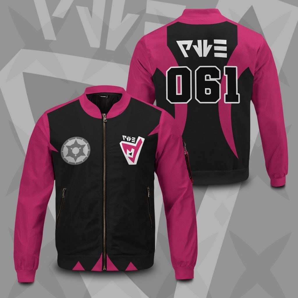 Pokemon Jackets - Anime Pokemon Dark Uniform Bomber Jacket | Anime Jacket