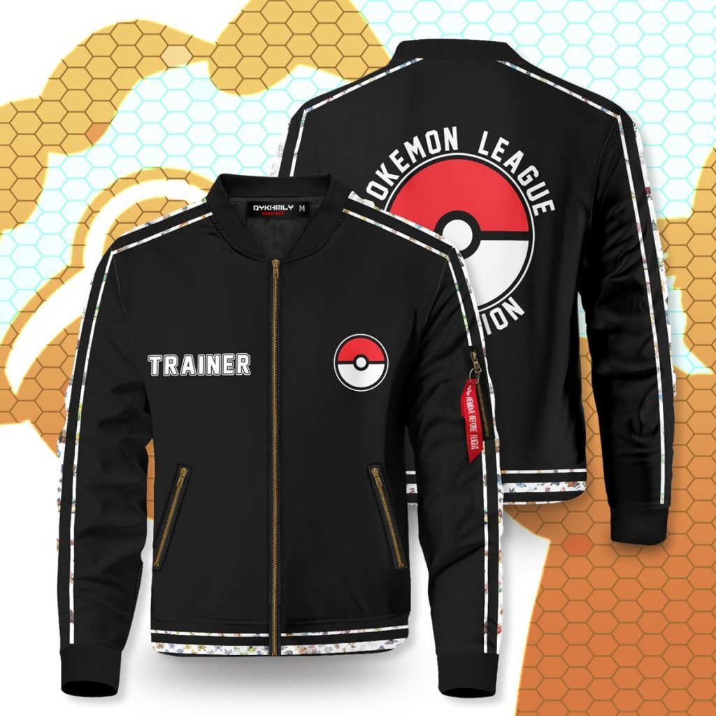Pokemon Jackets - Anime Pokemon League V2 Bomber Jacket | Anime Jacket