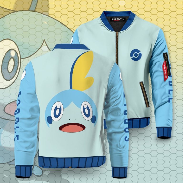 Pokemon Jackets - Anime Starter Sobble Bomber Jacket | Anime Jacket