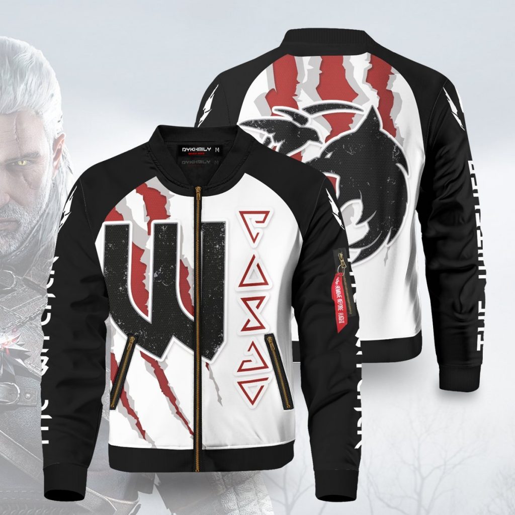 Anime Witcher Bomber Jacket | Anime Jacket