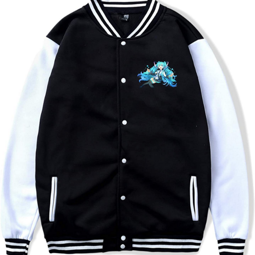 Hatsune Miku Jacket Hatsune Miku Bomber Jacket Anime Jacket 